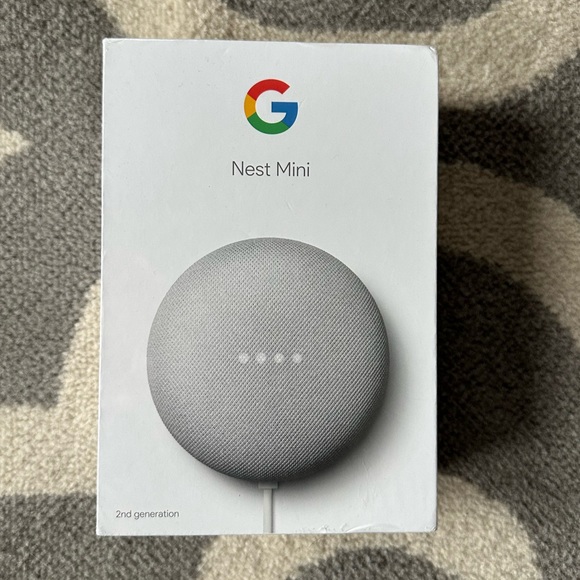 google | Networking | Nwt Google Nest Mini 2nd Generationcaulk Color ...